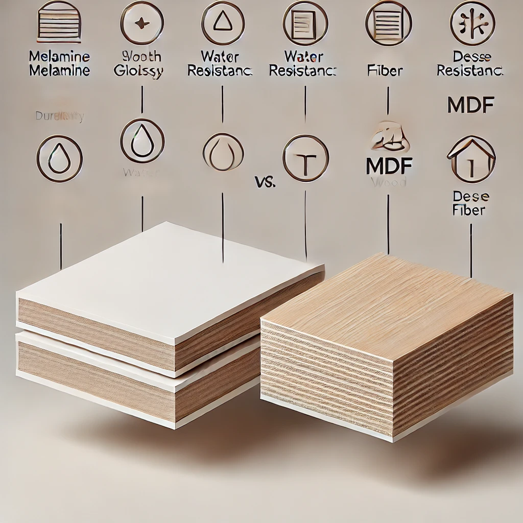 Melamine Panels vs. MDF: Which is Best for Your Project?